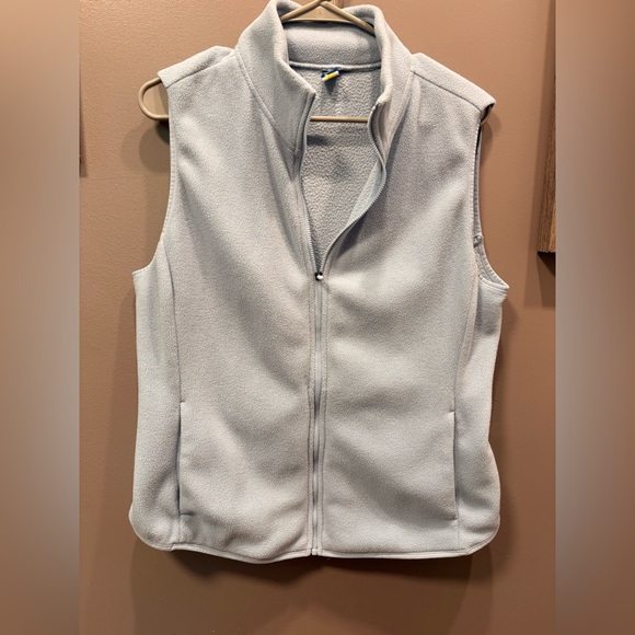 Target | Jackets & Coats | Target Womens Light Blue Fleece Vest | Poshmark